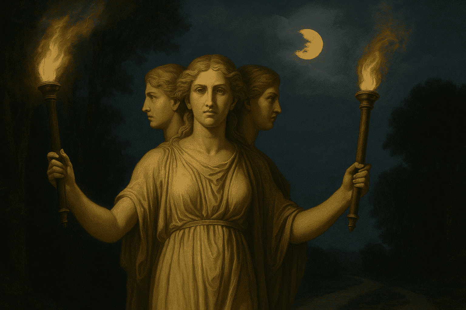Trivia: Roman Goddess of Crossroads, Night, and Magic