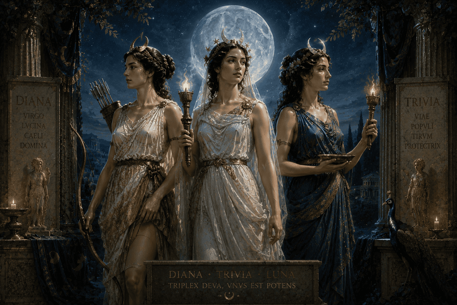 Diana, Trivia, and the Moon: The Triple Goddess